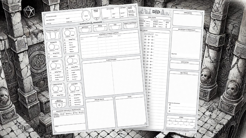 Dnd Character Sheet Pdf