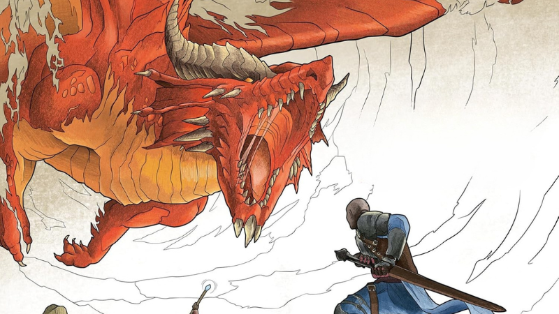 New "Dragons of the Realms" D&D Coloring Book Revealed